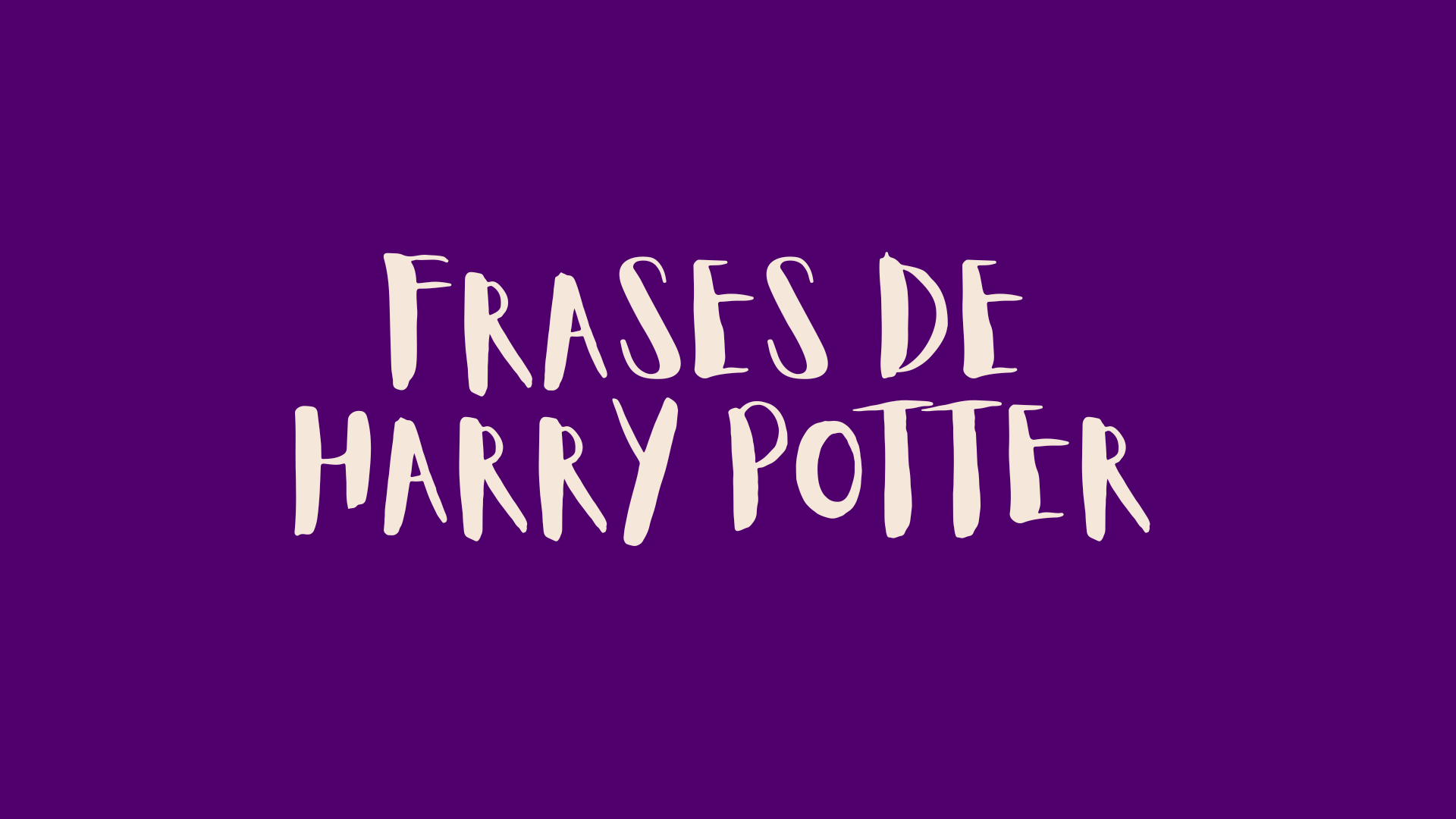 Frases de Harry Potter - Frases Sabias