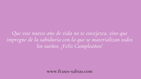Frases Para Cumpleaños Frases Sabias