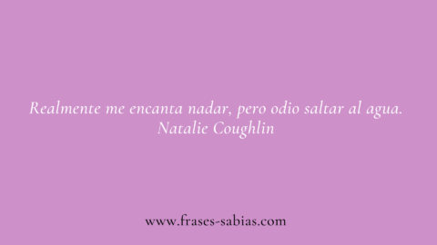 Frases de natación - Frases Sabias
